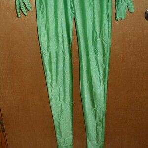 Holiday | 2nd Skin Alien Green Full Bodysuit Zentai Gimp Green Screen ...